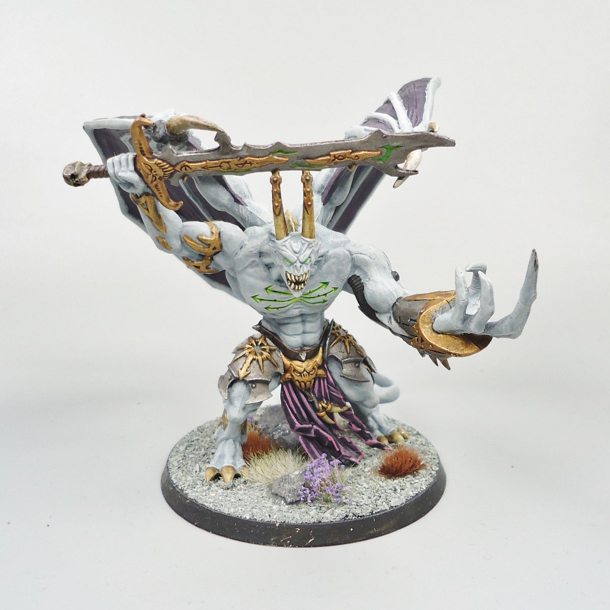 Daemon Prince Painted - Chaos Daemons Slaneesh - Warhammer Army Age of ...